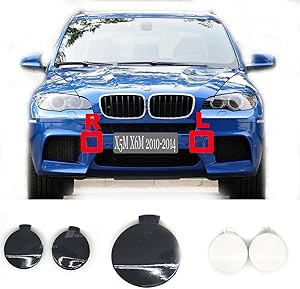 Amazon.com: Trimla Front Tow Cover for 09-14 for BMW M Series E70 E71 Fit X5M X5 M X6M X6 M 2009 ...