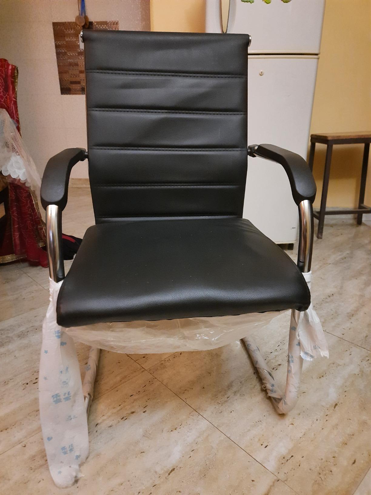 GTB BT-302 Octave Steel Office Executive Visitor Chair , Black : Amazon ...