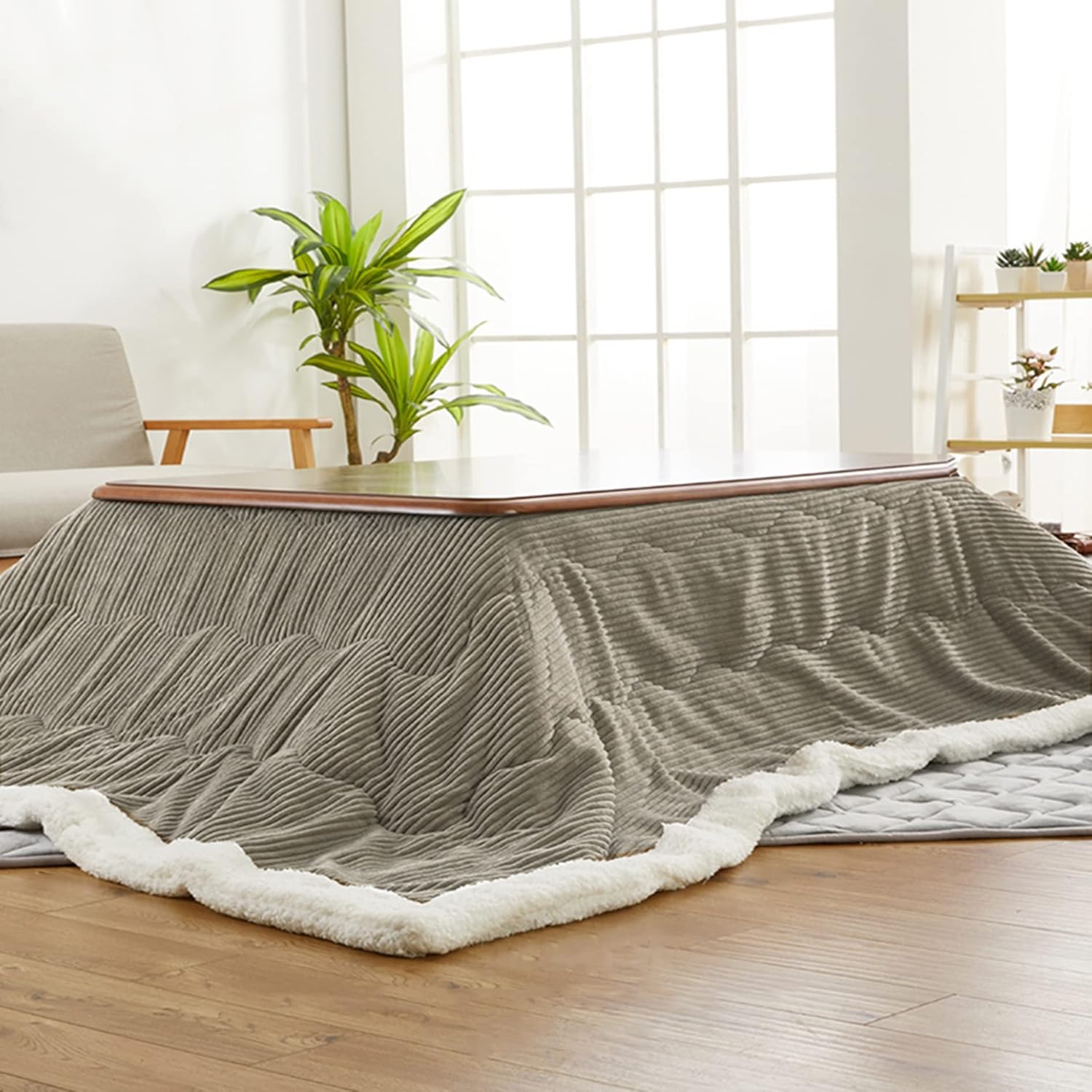 Amazon.com: Korean Coffee Table,Kotatsu Heater Tables Set,Small Side ...