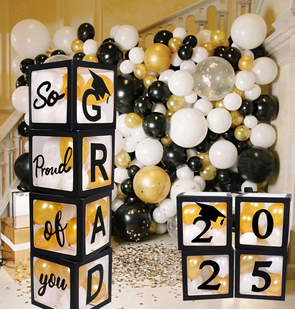 Amazon.com: 2024 2025 Graduation Decorations Party Supplies,4 Pieces ...