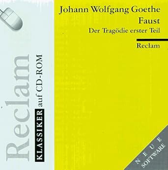 Faust I: (Reclam Klassiker auf CD-ROM) : Goethe, Johann W von: Amazon ...