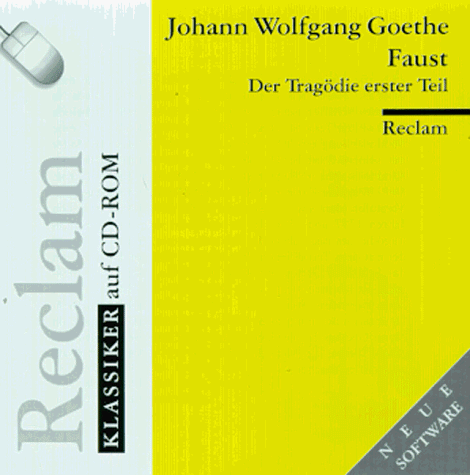 Amazon.co.jp: Reclam Klassiker Auf CD-Rom: Faust 1 : Goethe: 洋書
