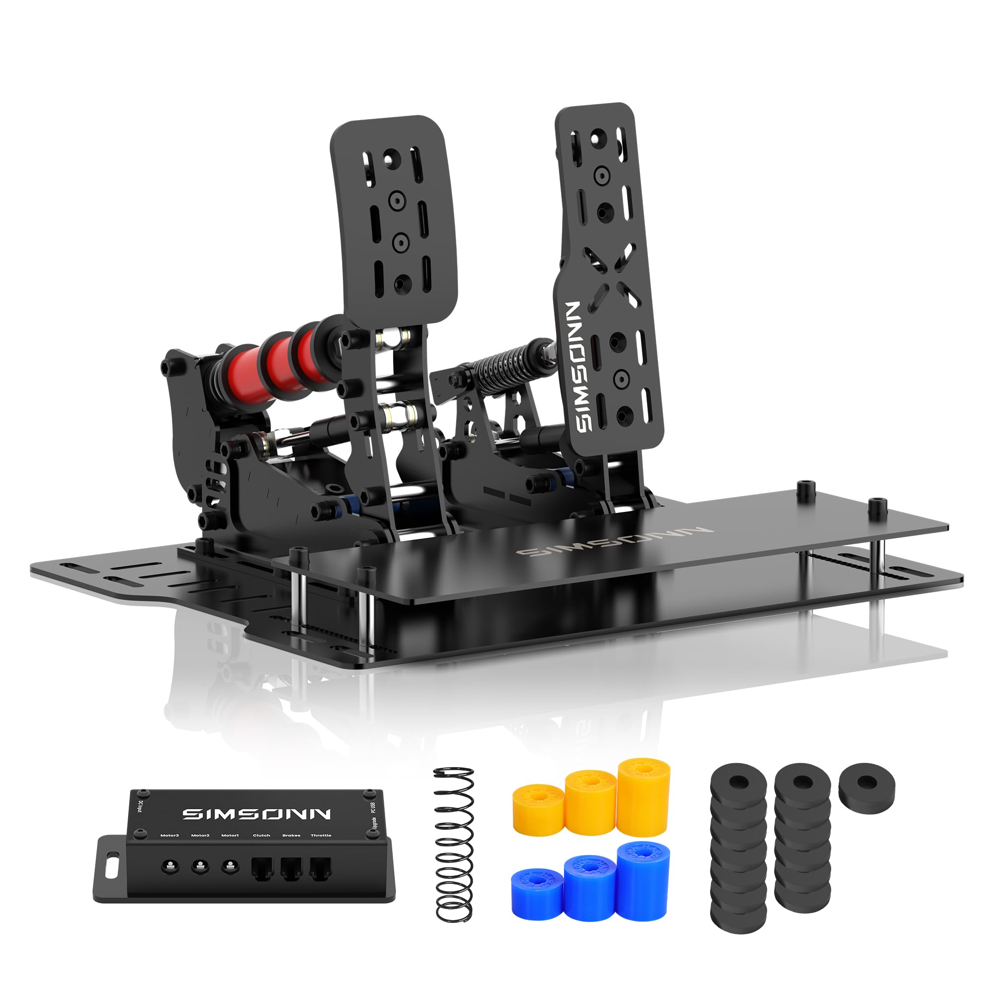 Racing Sim Pedals SIMSONN Black Plus X Simracing Pedals Sim Racing ...