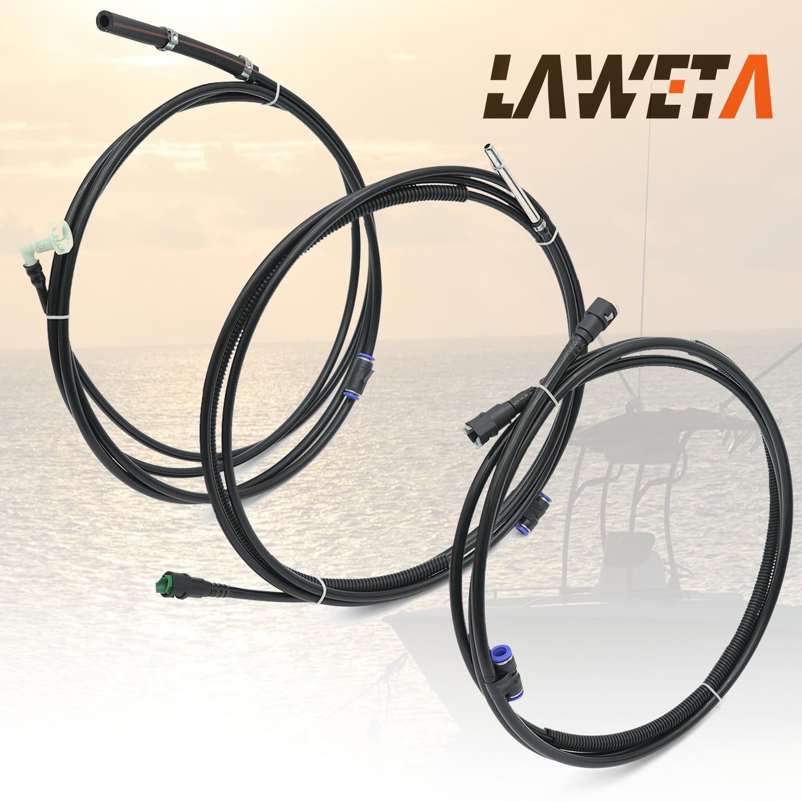 LAWETA FL-FG0053 Upgraded Nylon Fuel Lines Kit Fit for Chevy GMC ...