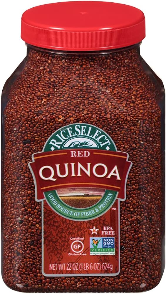 Amazon.com: RiceSelect Red Quinoa, Whole Grain, Gluten-Free, Non-GMO ...