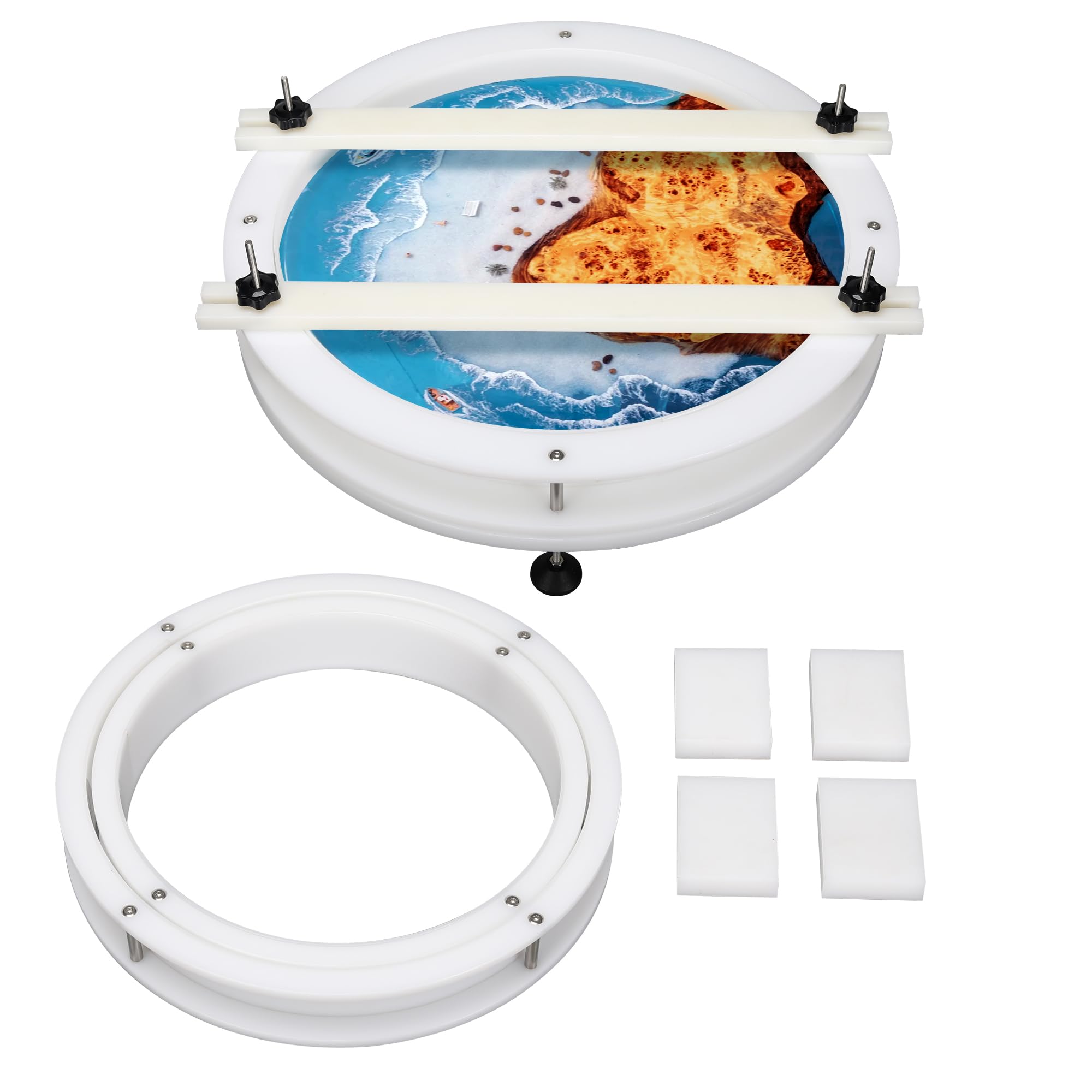 Round Epoxy Resin Table Mold Set 3 Sizes 18 16 | Desertcart QATAR