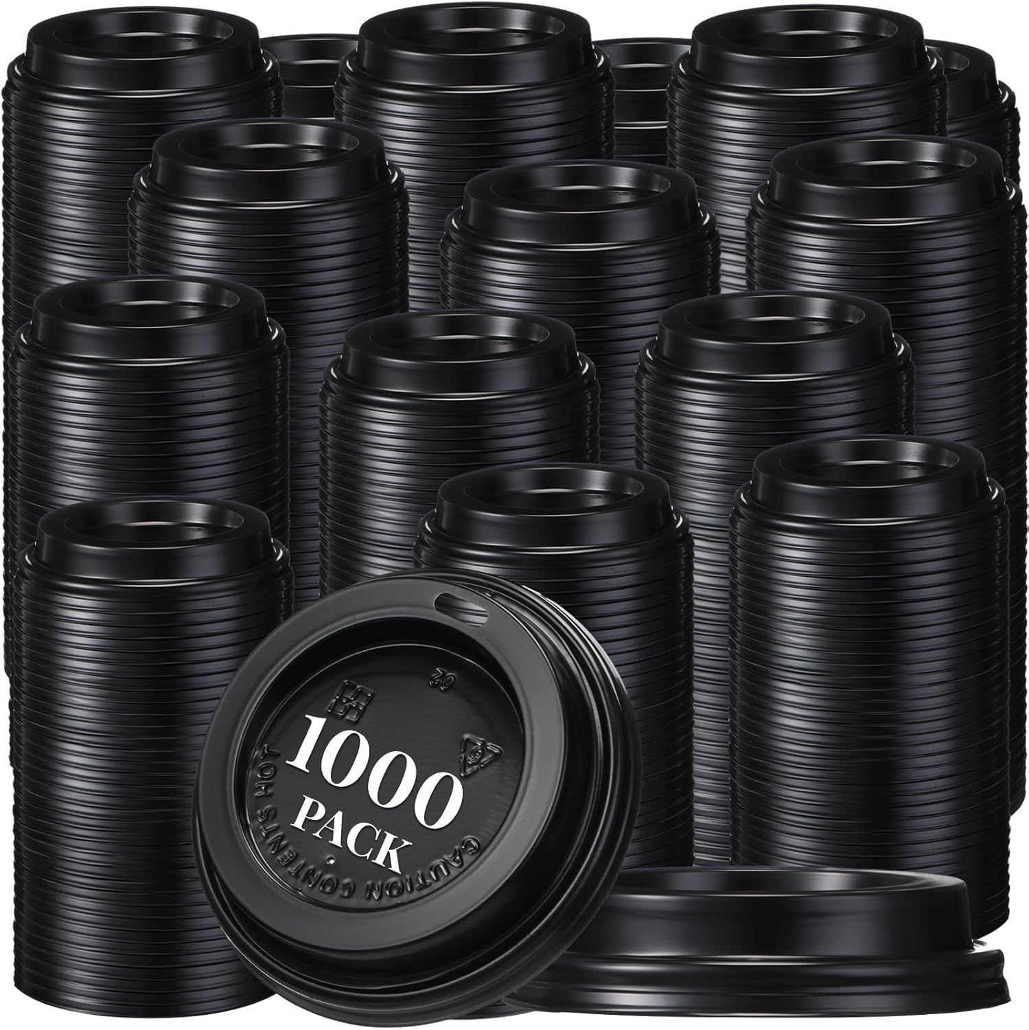 Amazon.com: Maxcheck 1000 Pack Coffee Cup Lids Bulk, 3.6 Disposable ...