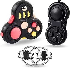Steemjoey 3PCS Fidget Toys Anti Stress Jouet, Fidget Pad Et Flippy ...