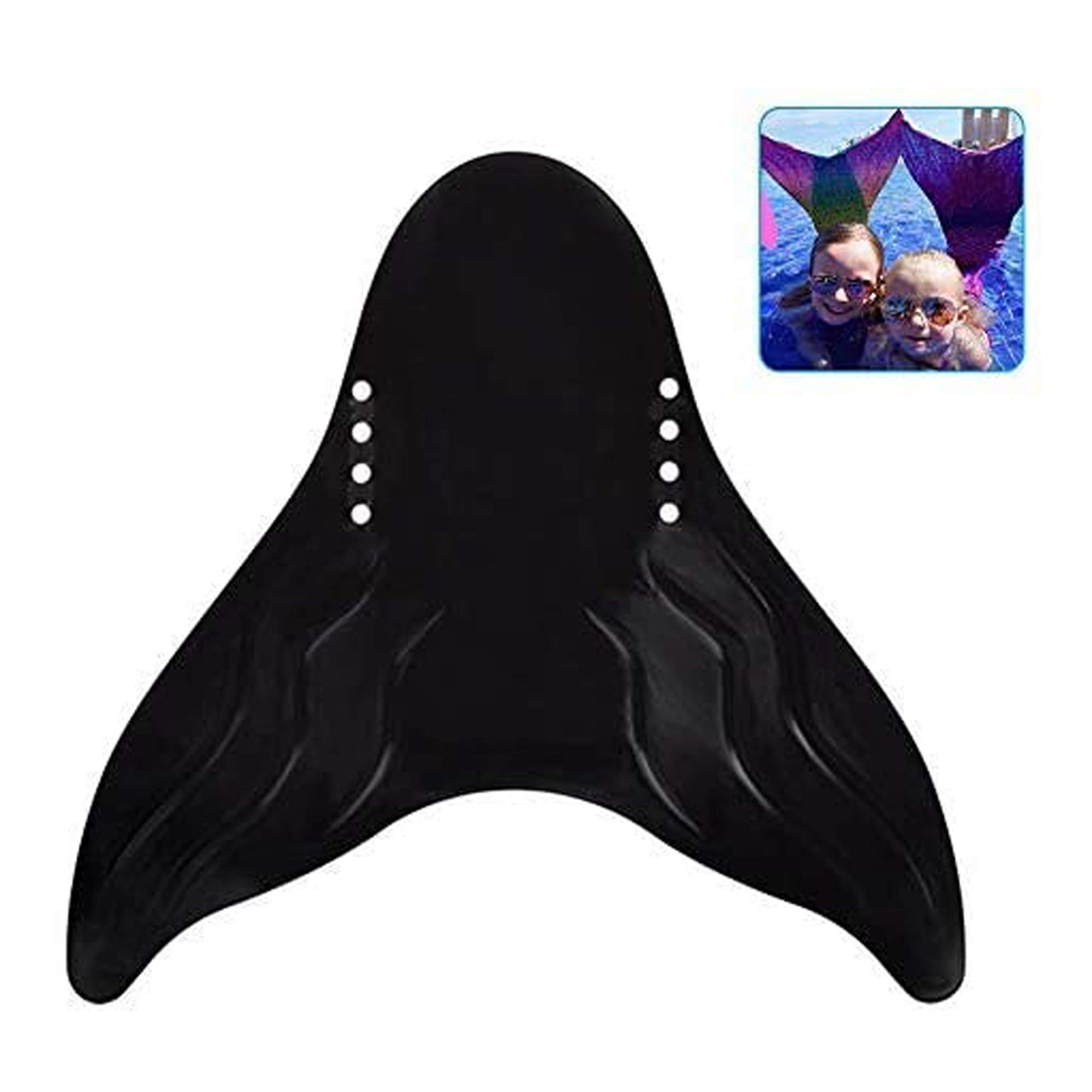 Yiiciovy Mermaid Flipper Tail Monofin Fins One Piece Adjustable Flipper ...