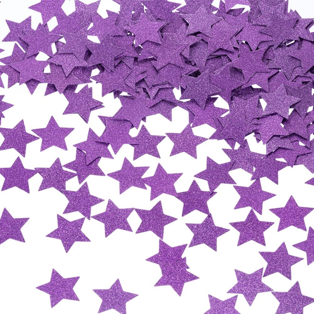 Amazon.com: Metallic Purple Star Confetti, 0.5oz, 1 Ct. : Everything Else