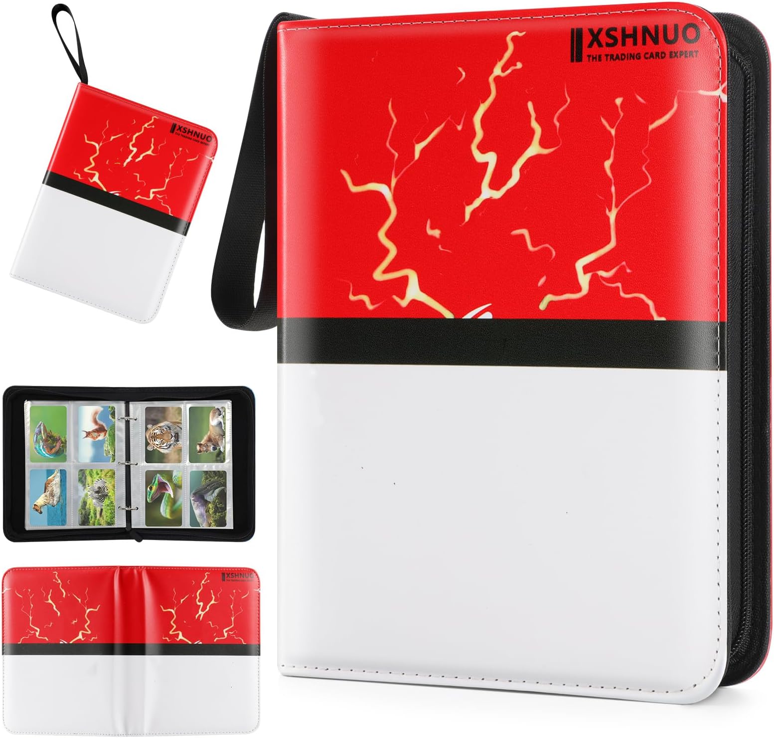 Amazon.com: Carrying Case Binder Fit for Pokemon Cards, Trading Card ...