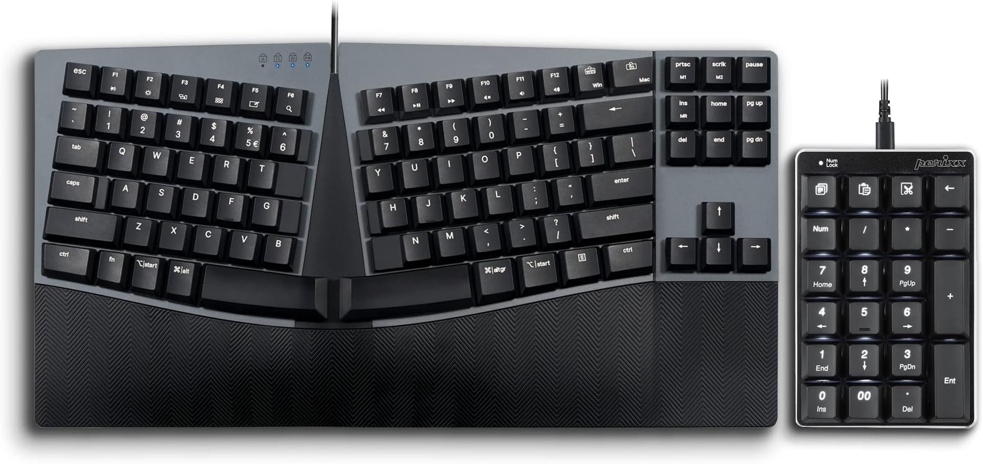 Amazon.com: Wired Low Profile Ergonomic Mechanical Keyboard with Low ...