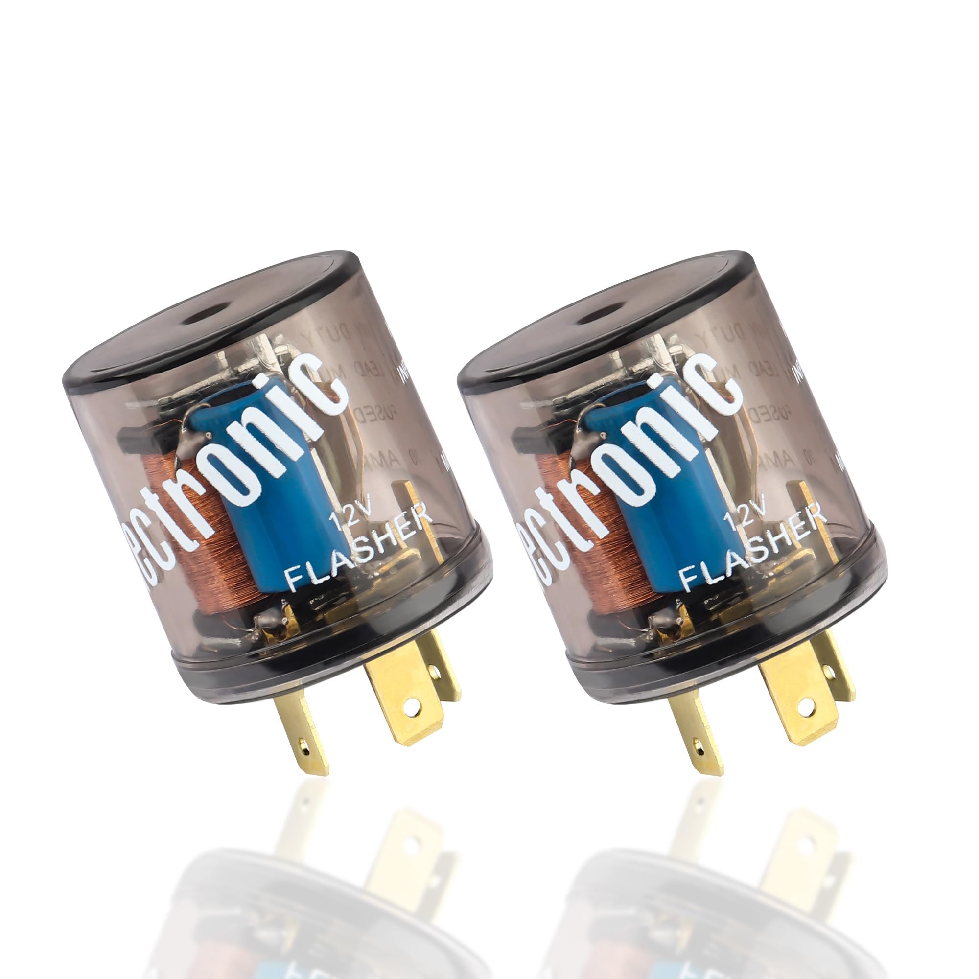 Snapklik.com : 2PCS 12V Flasher Relay,Heavy Duty 3-Pin Turn Signal ...