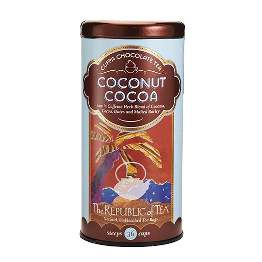 Amazon.com : The Republic of Tea, Coconut Cocoa Herb Tea, 36-Count ...