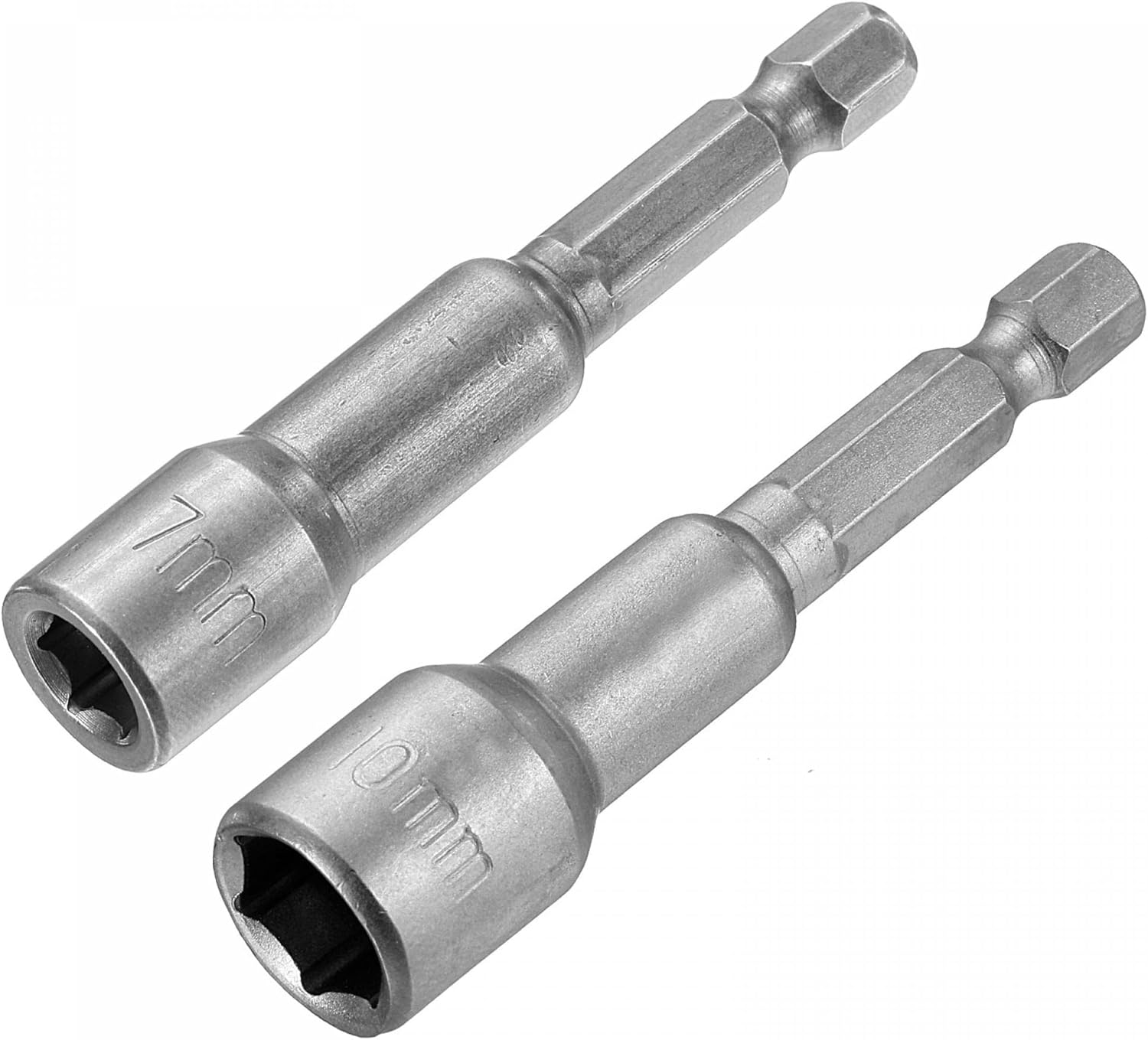 Amazon.com: uxcell Quick-Change Nut Driver Bit Set of 4 Pcs, 1/4" Hex ...