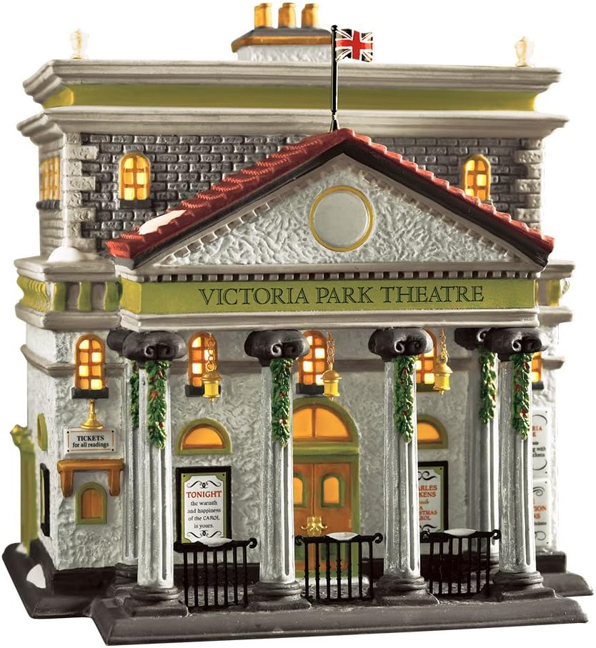 Amazon.com: Department 56 Dickens' Village Victoria Park Theatre Lit ...