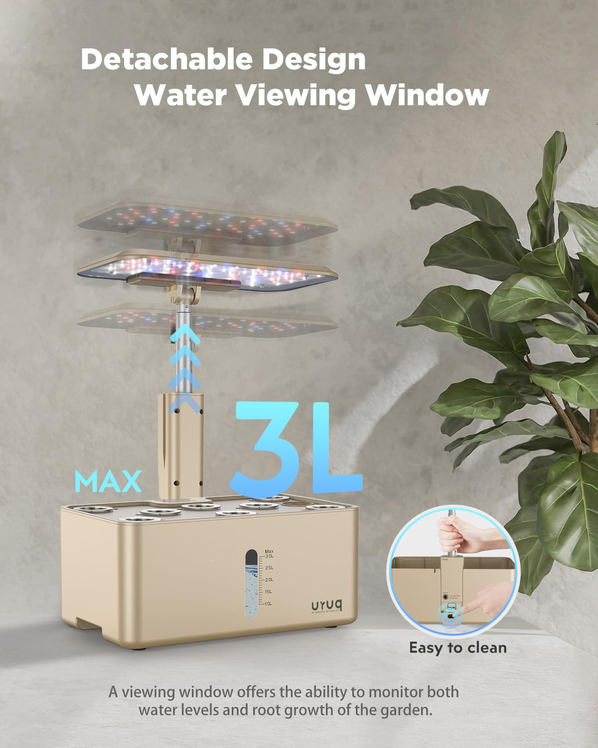 Snapklik.com : URUQ Hydroponics Growing System Garden: 8 Pods Indoor ...