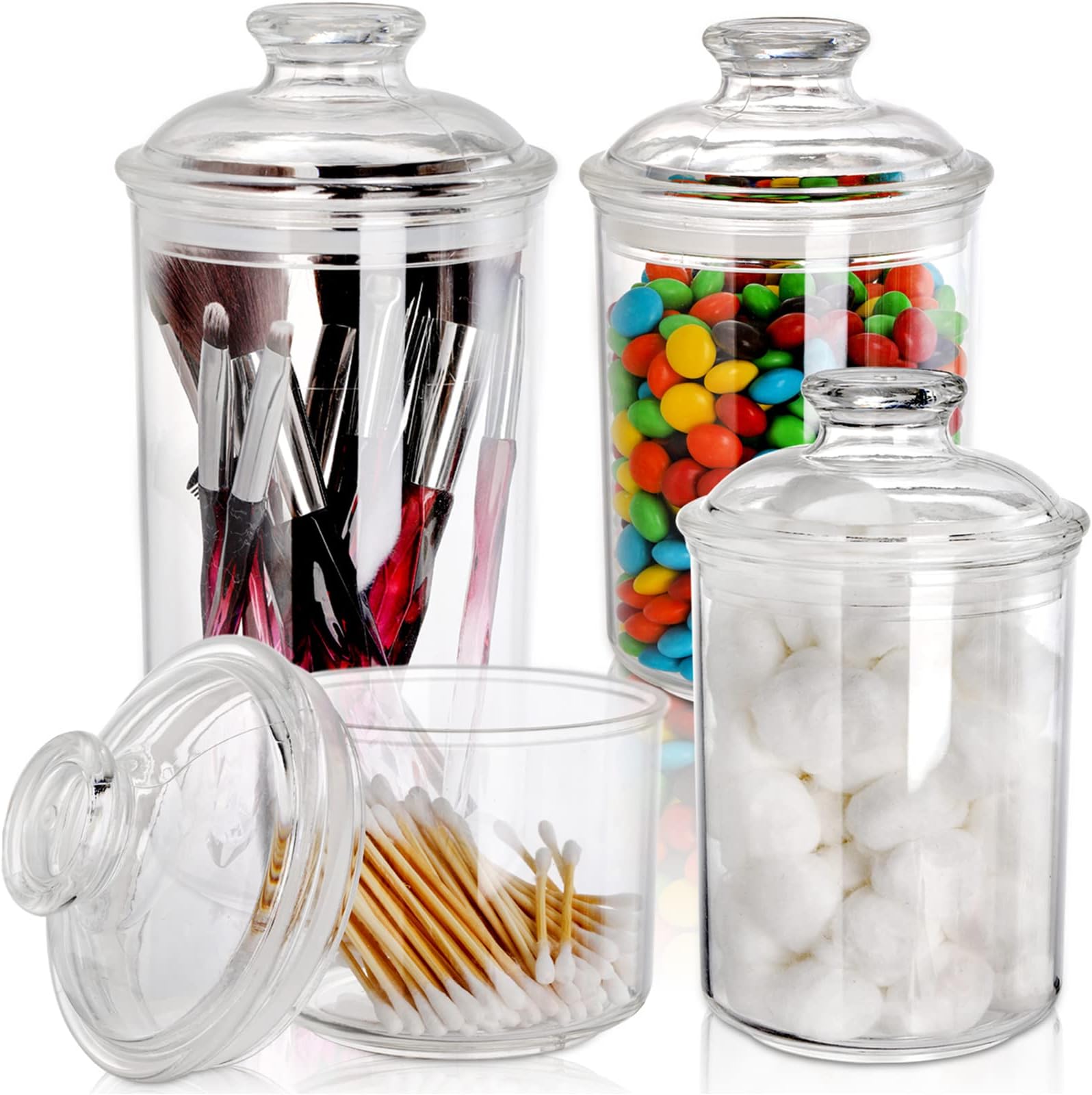 Amazon.com: Truly Sweet Candy 19 Empty Plastic Sweet Jars for Retro ...