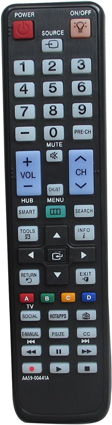 Amazon.com: HCDZ Replacement Remote Control for Samsung PN58C550 ...