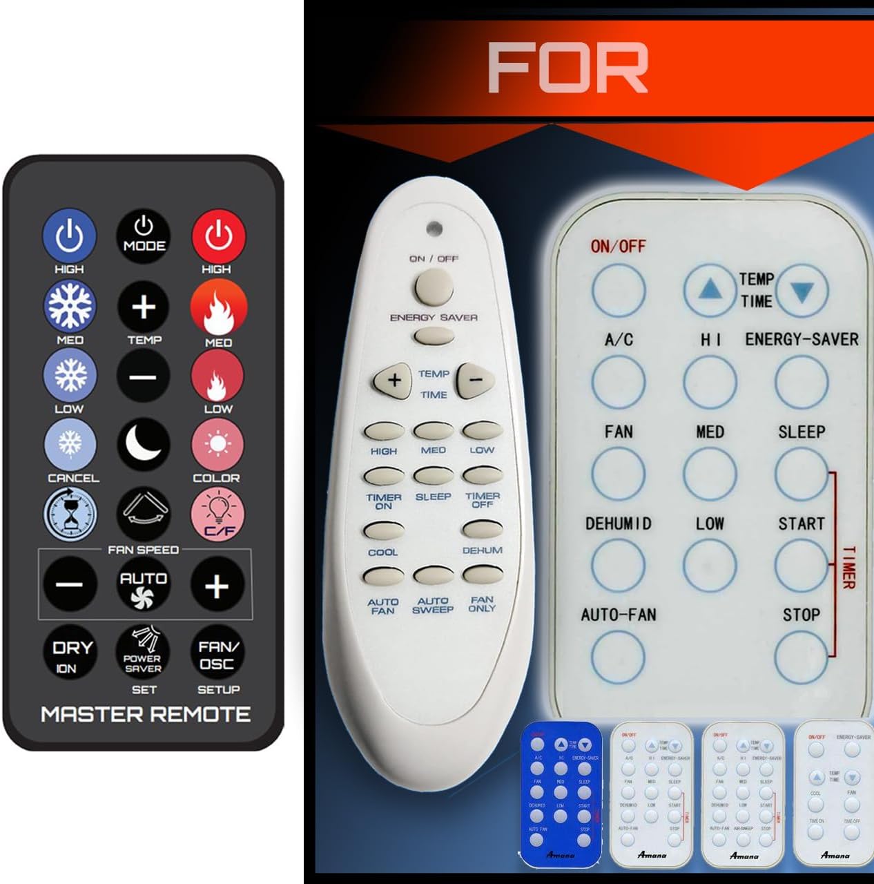 Amazon.com: Replacement Air Conditioner Remote Control for The Haier ...