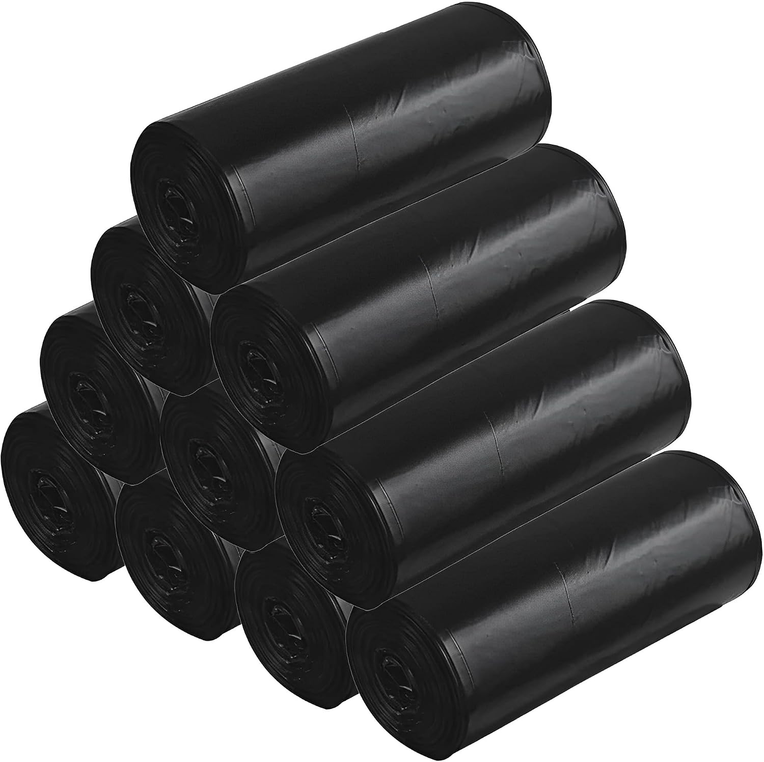 FD FAIRDEAL CASH & CARRY Pack of 200 Heavy Duty Black Bin Bags, Refuse ...