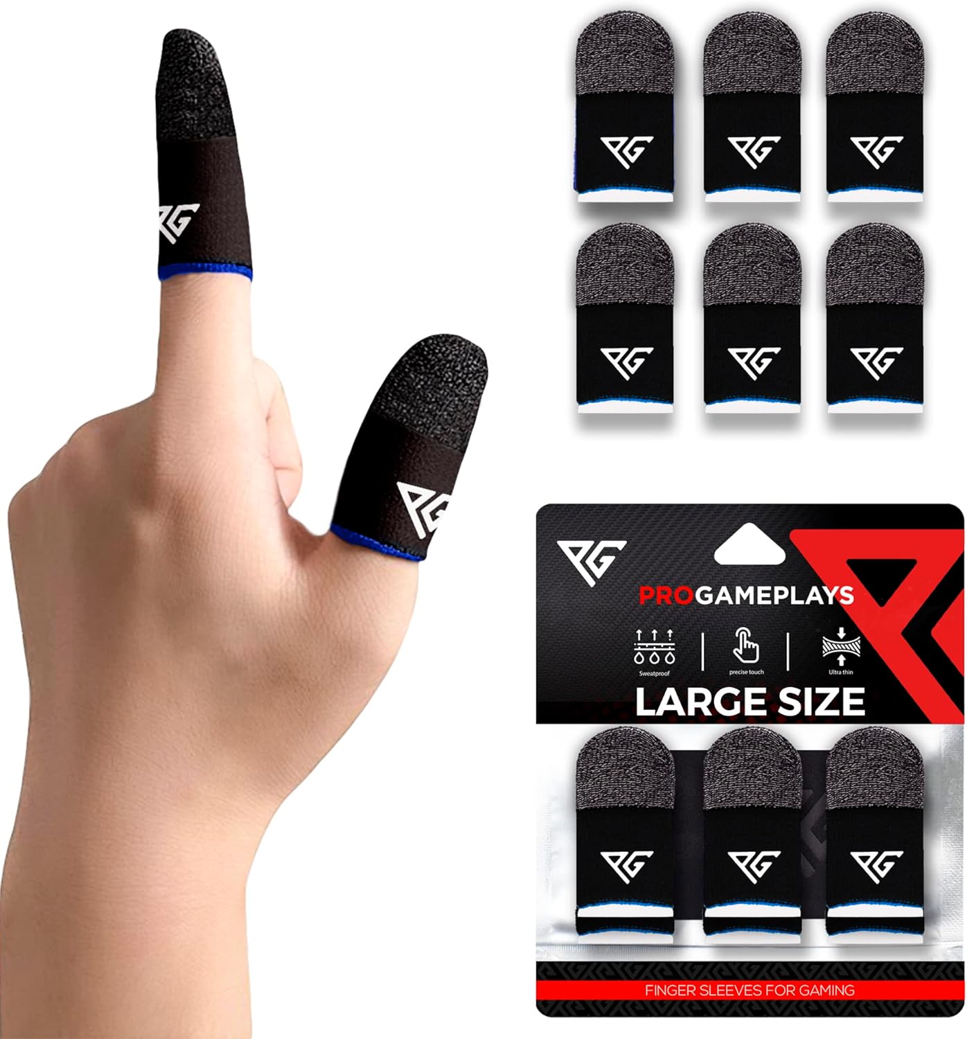 Amazon.com: Progameplays Finger Sleeves for Gaming, Pubg Cod Mobile ...