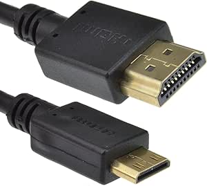 Mini HDMI Tipo C Masculino Clavija a HDMI Masculino Cable Cable Oro 2 m ...