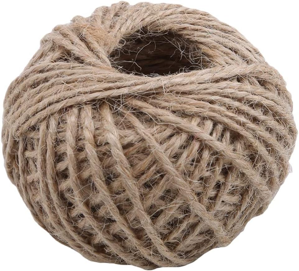 Amazon.com: 30 Meters Jute Twine Cord Hemp Rope Natural Burlap Hessian ...