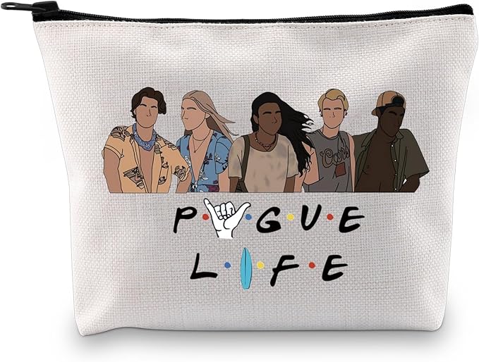 Pogue Life TV Show Zipper Pouch OBX North Carolina Friends John B JJ ...