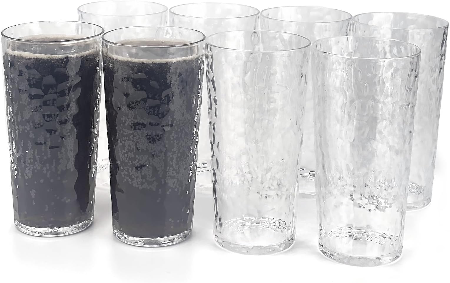 Amazon.com | Yalin 24-Ounce Plastic Tumbler Acrylic Drinking Glasses ...