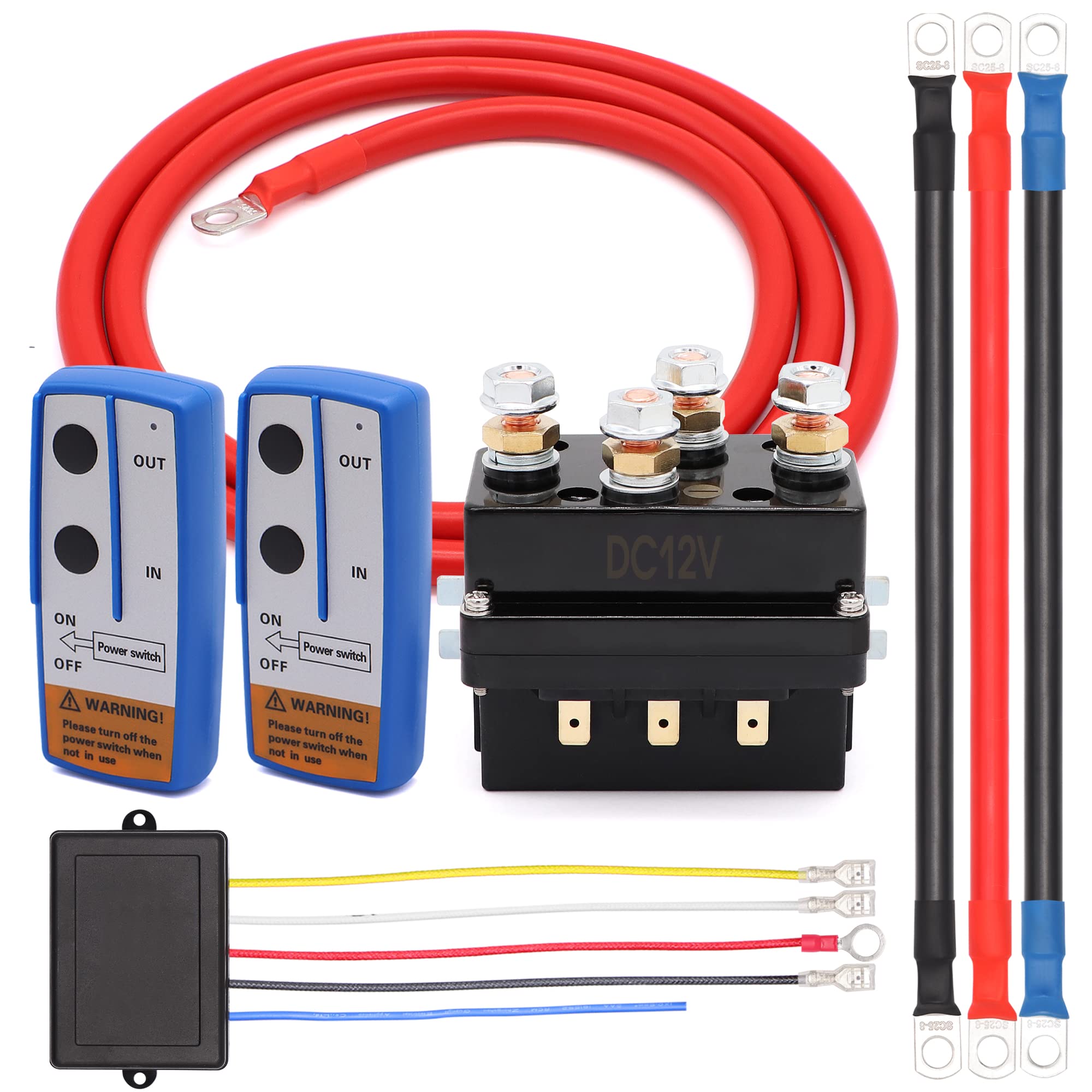 Snapklik.com : Torkettle 12V 500A Winch Solenoid Contactor Relay ...