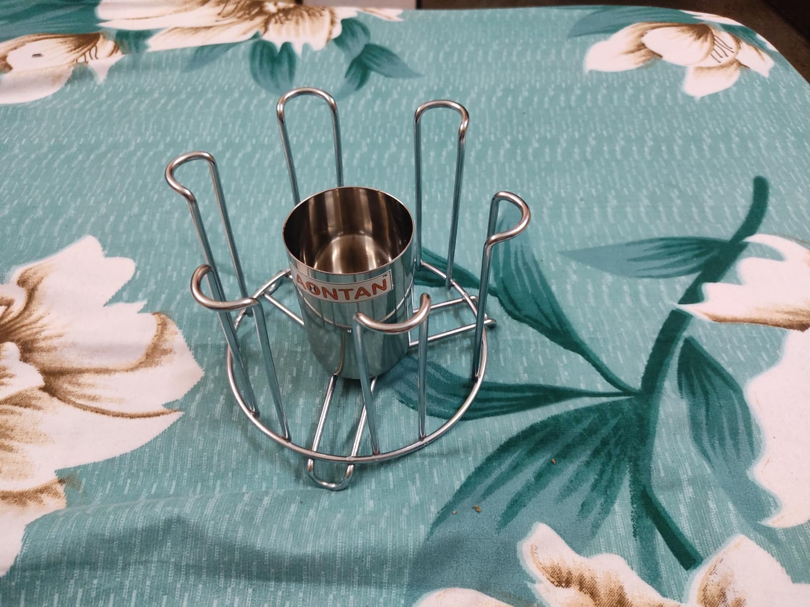 AONTAN ENTERPRISE Glass Holder for 6 Glasses Glass Stand Made Stainless ...