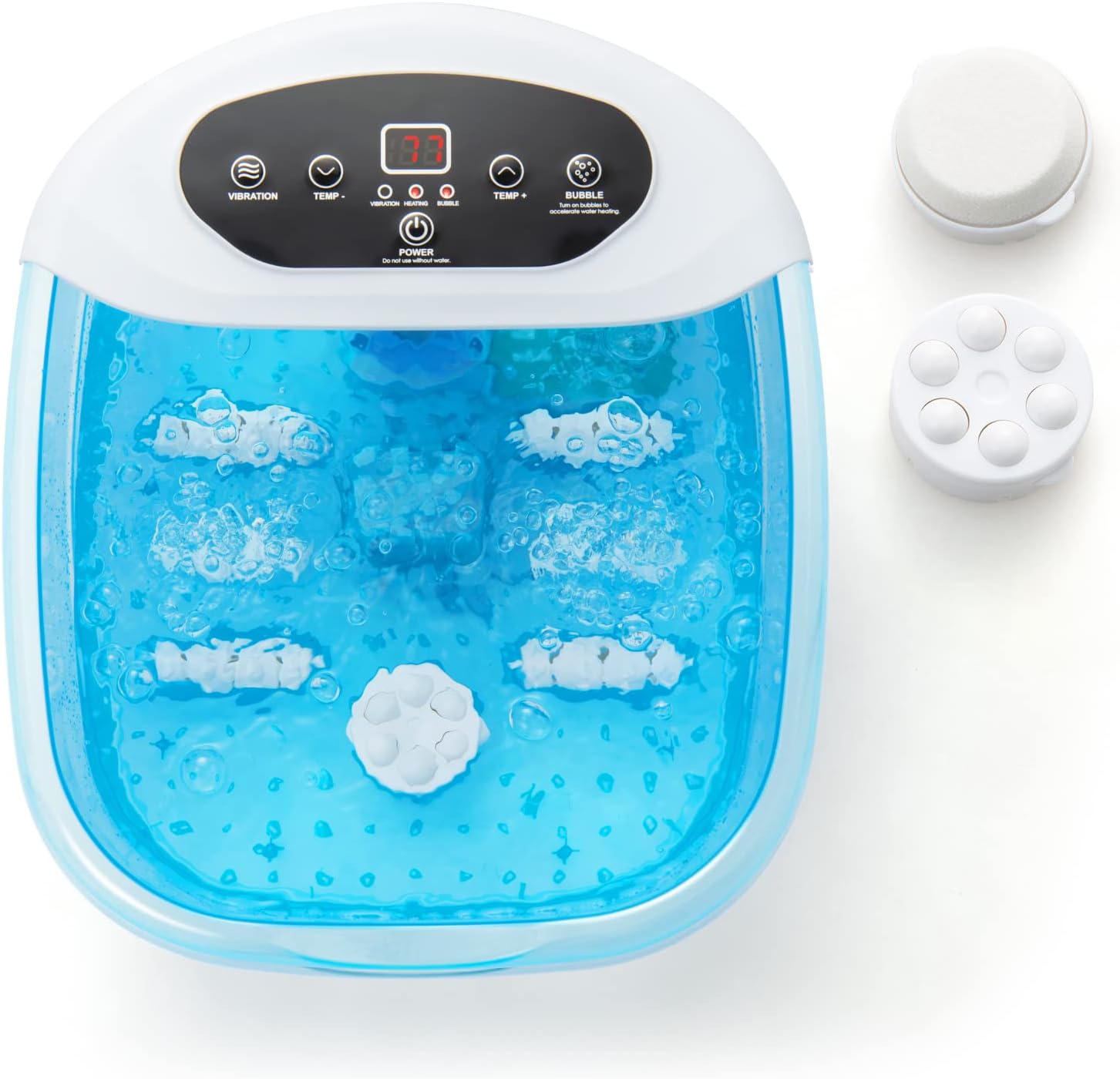 Amazon.com: Tenswa Collapsible Foot Spa Bath Massager with Heat ...