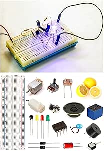 Amazon.com: Kids Electronics Project Kit, Build 25 Cool Projects at ...