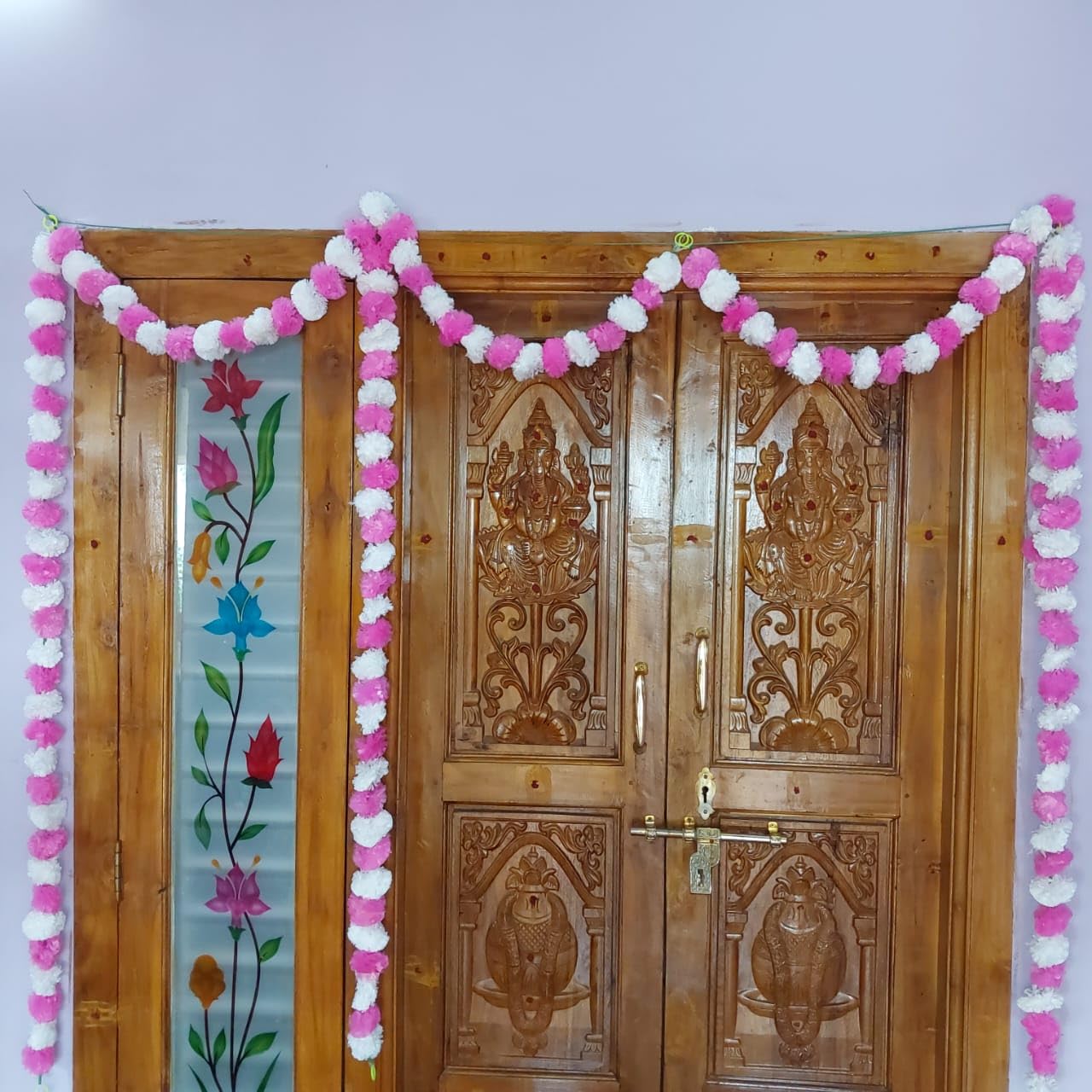 Buy Subhekshana Artificial Marigold Genda Flowers Toran I Door Hanging ...