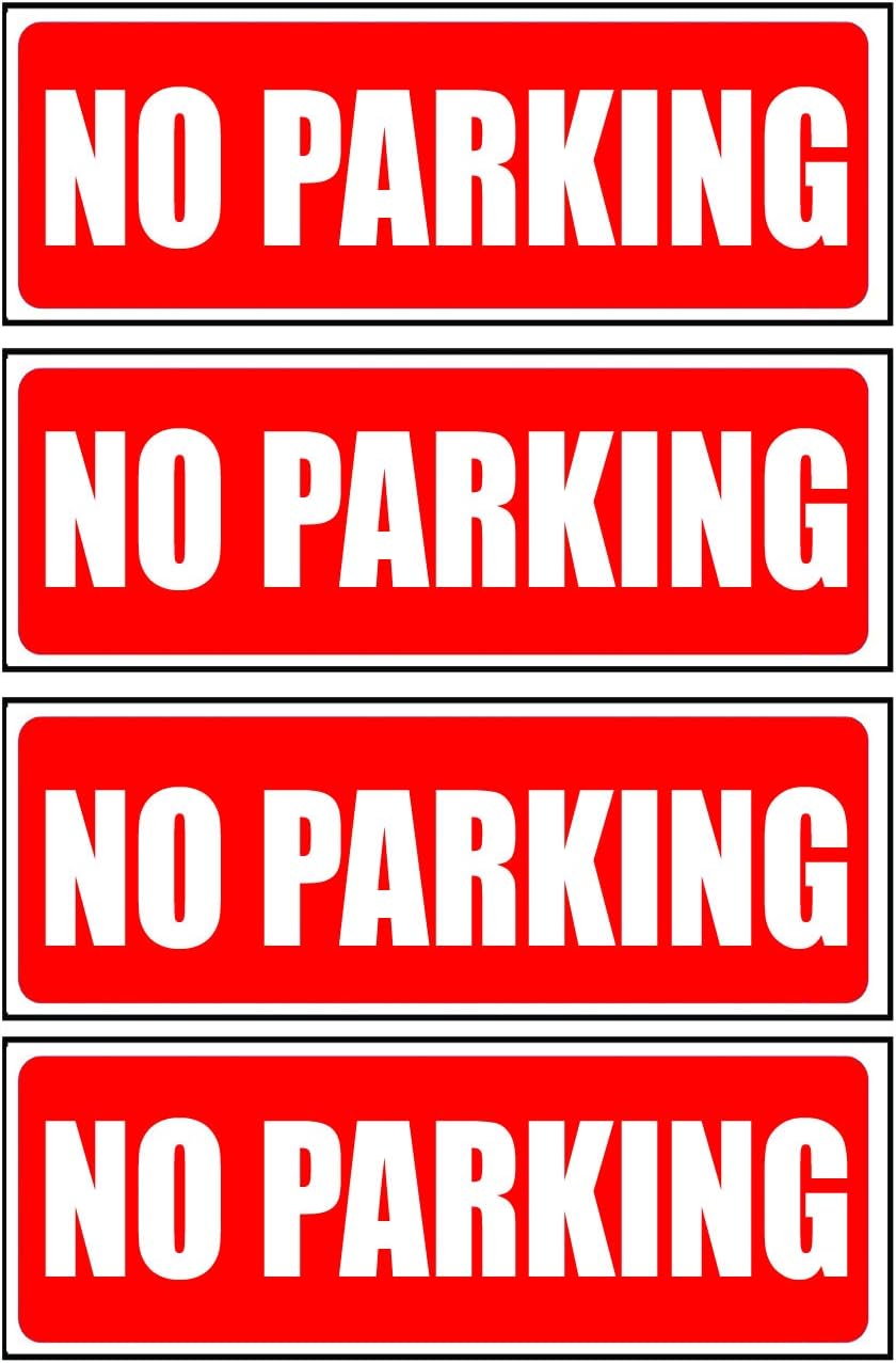 Quality Star Vinyl No Parking Sign UV Board with Two Sided Tape at Back ...