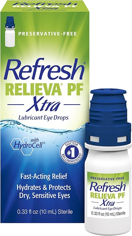 Amazon.com: Refresh RELIEVA PF Xtra Preservative-Free Artificial Tears ...