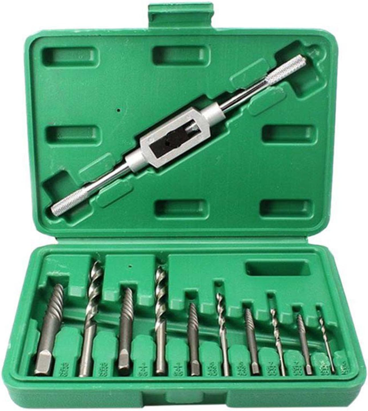 11 PCS Screw Extractor Set, Chrome Vanadium Steel Fastener Removal Kit ...
