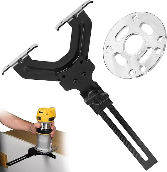 Amazon.com: DNP618 Router Edge Guide for DeWalt Fixed Base Compact ...