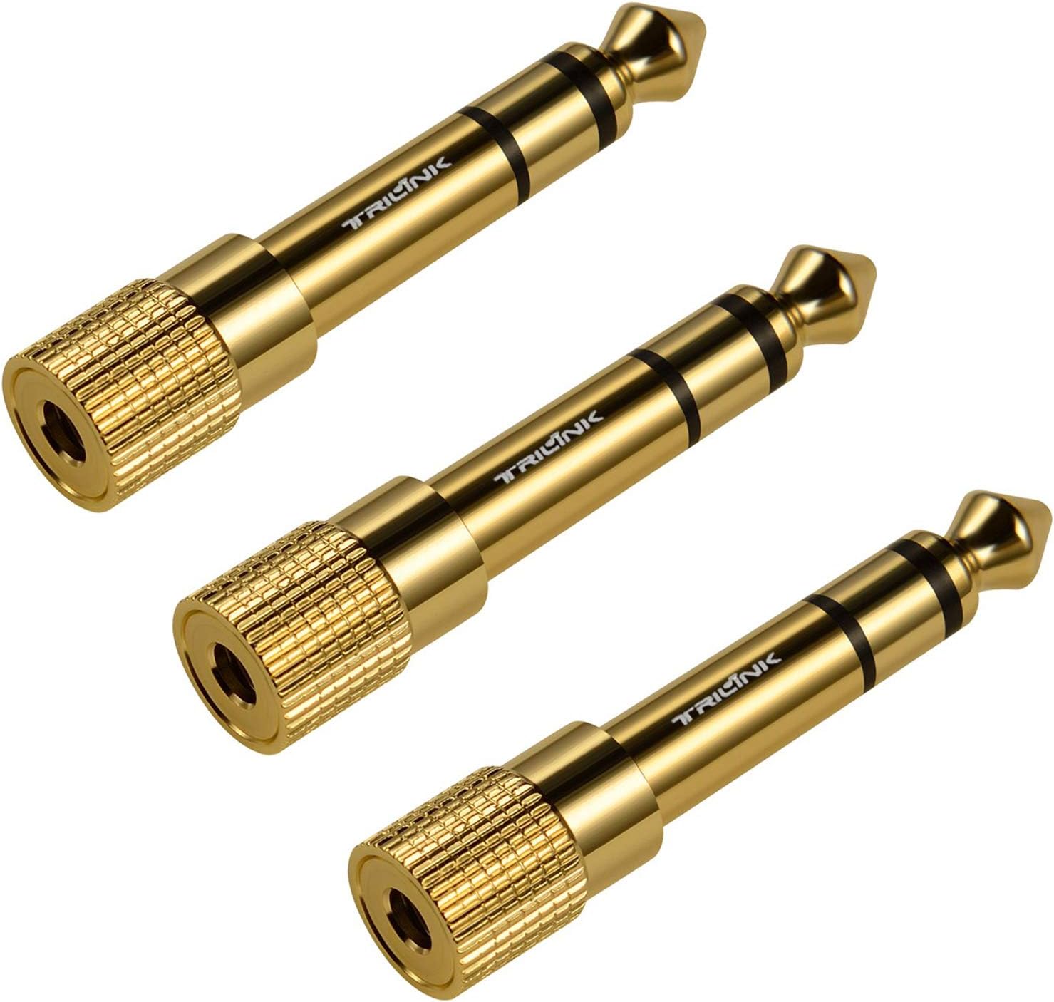 Amazon.com: TRILINK Stereo Audio Adapter [Gold-Plated Pure Copper ] 6 ...