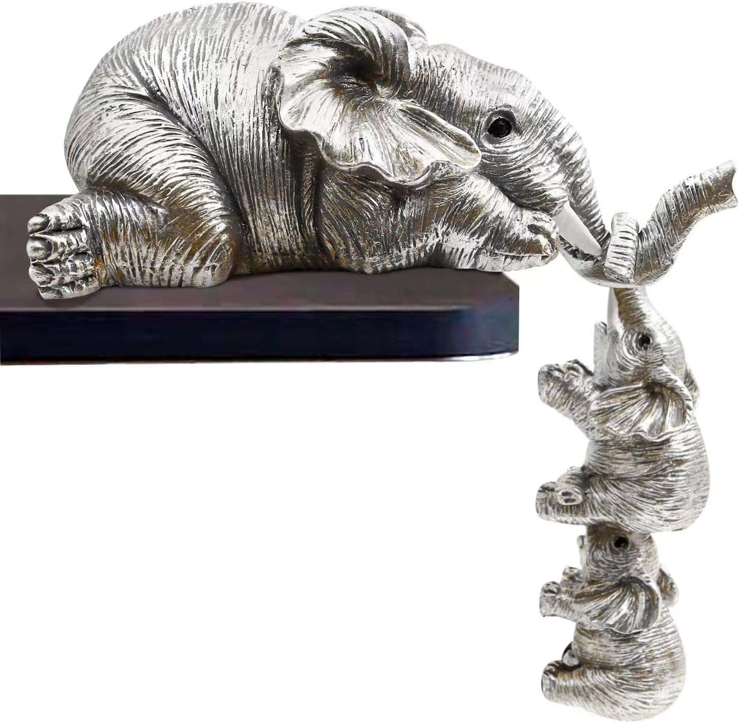 Amazon.com: Irayin Elephant Decor, Elephant Statue Figurine, Good Luck ...