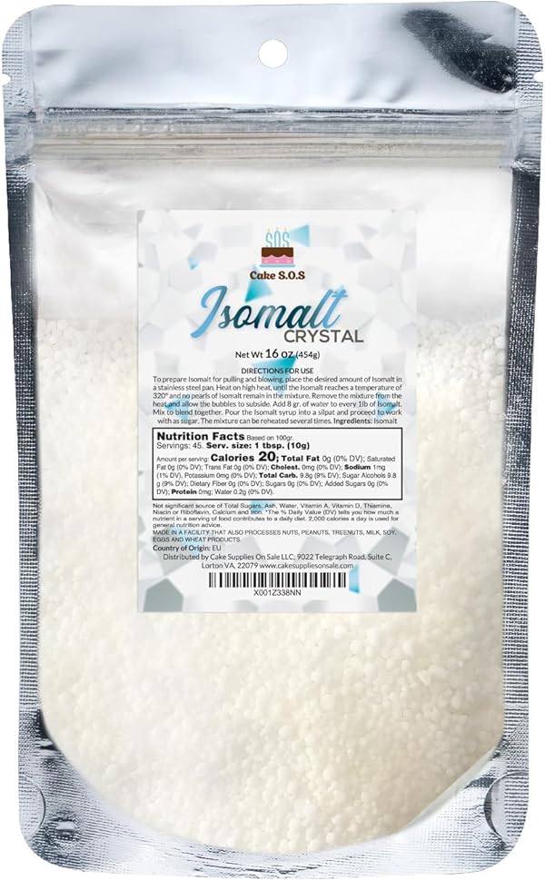 GuatemalaDigital.com - Isomalt Crystals 16 oz (Color: White, Tamaño: 16 ...