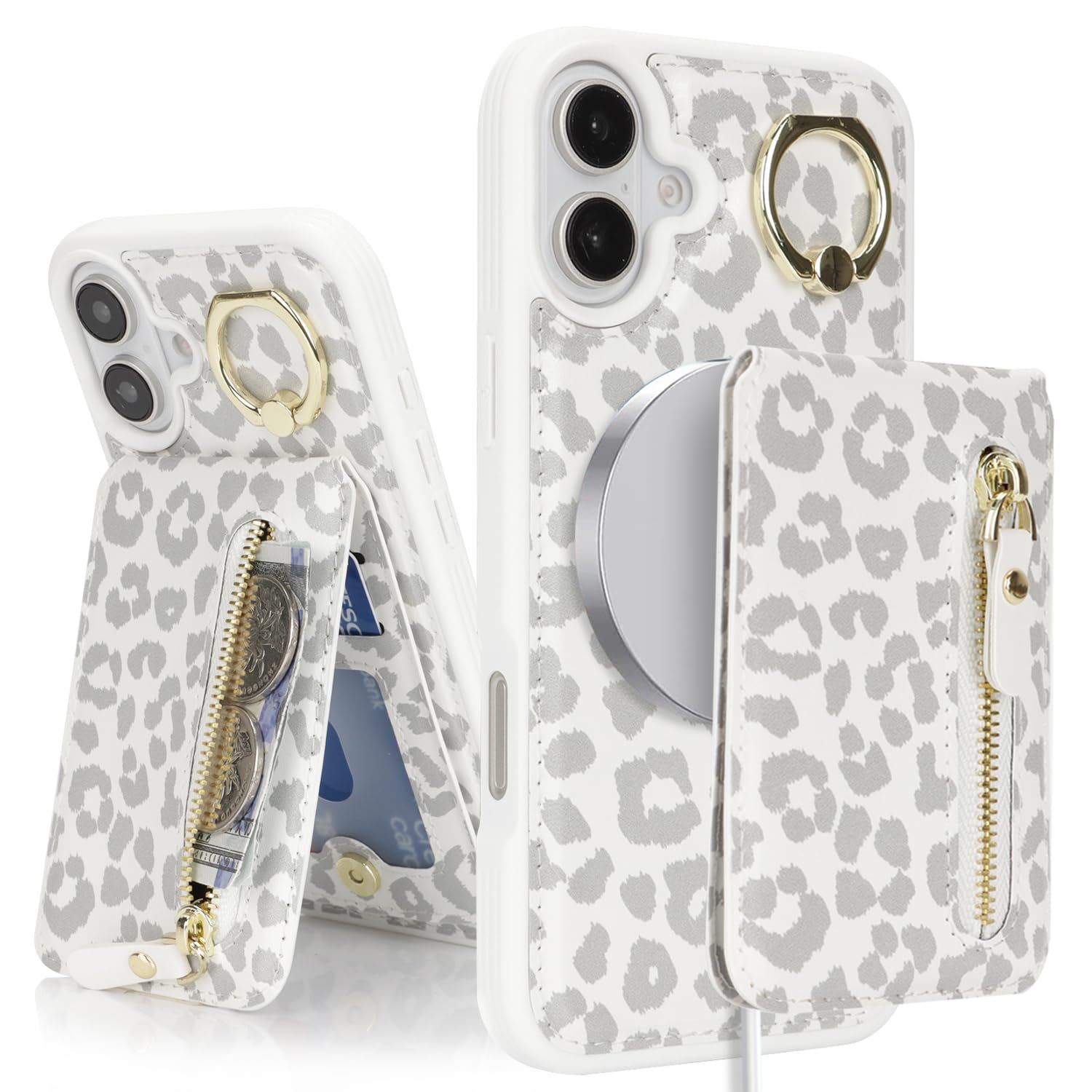 Amazon.com: DEYHU for iPhone 16 Plus case with Card Holder, for iPhone 16 Plus Phone Case Wallet ...