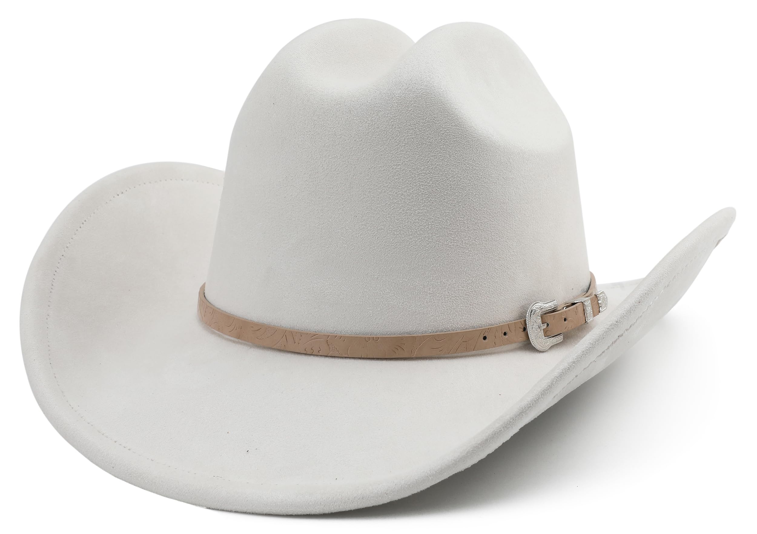 Snapklik.com : Melesh Big Cowboy Hat For Women Men Wide Brim Cowgirls ...