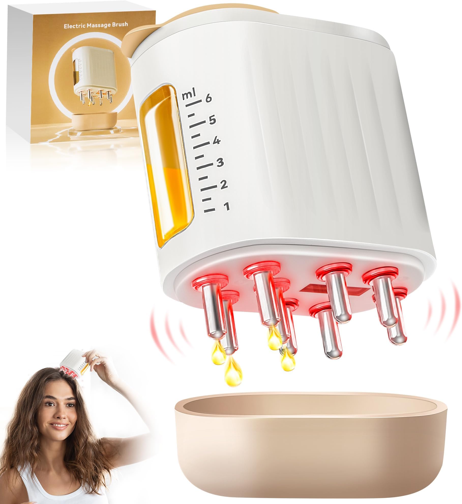 Amazon.com : 2 in 1 Hair Oiling Applicator&Scalp Oil Applicator ...