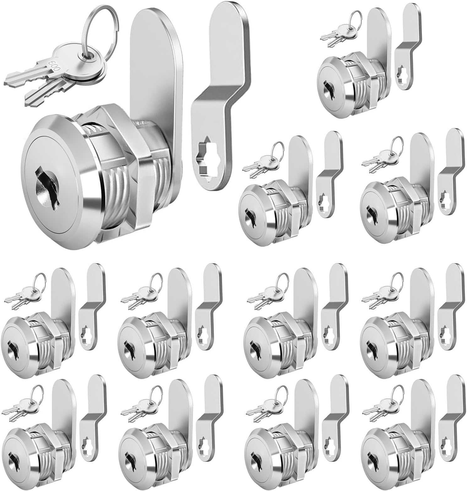 5/8" Cam Locks Keyed Alike - Zzbety 12 Pack Keyed Alike Cabinet Locks ...