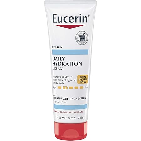 Amazon.com : Eucerin Daily Hydration Lotion with SPF 15 - Broad ...