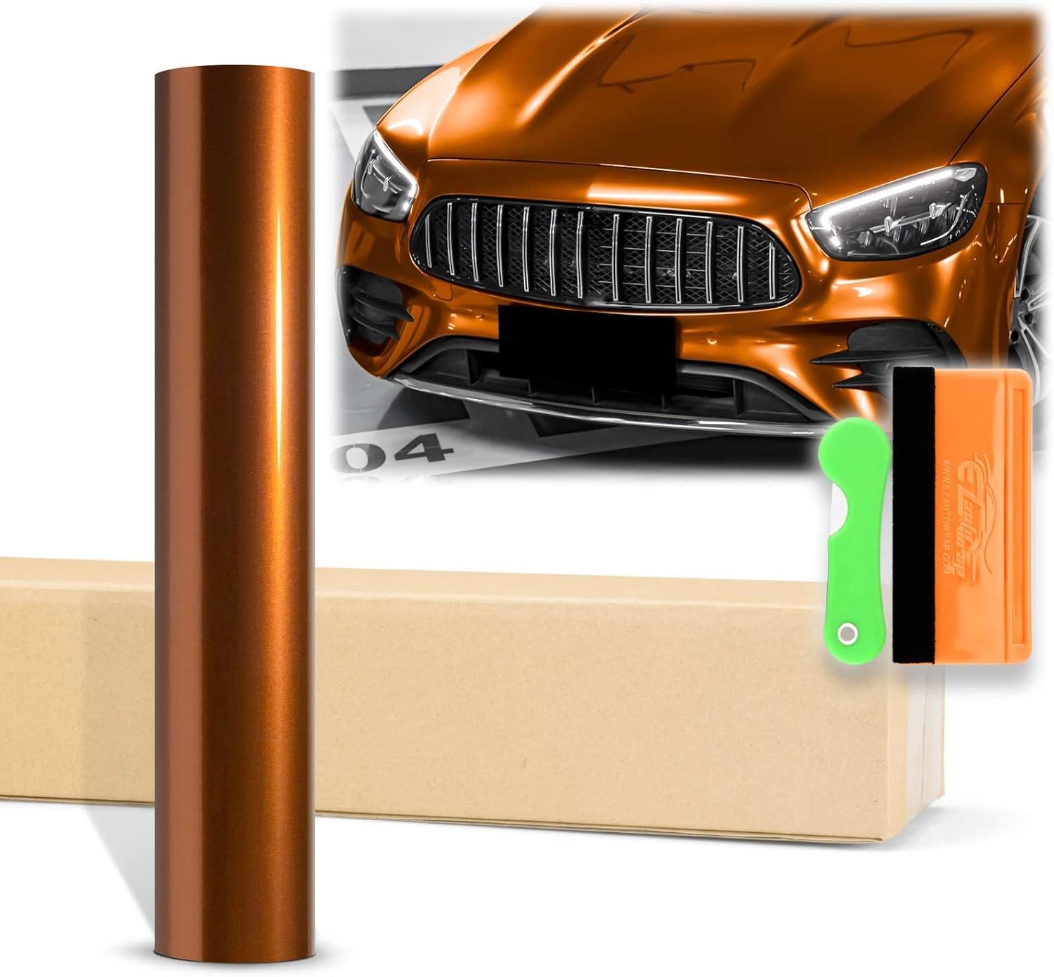 Amazon.com: 12"x60" (1FTx5FT) Gloss Metallic Bronze Glossy Vinyl Wrap ...