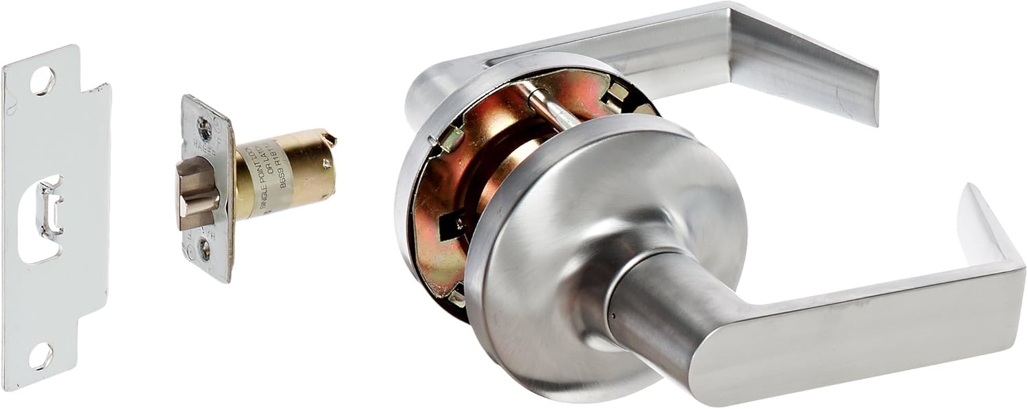 Hager 3400 Series Heavy Gauge Steel/Zinc Grade 1 Cylindrical Storeroom ...