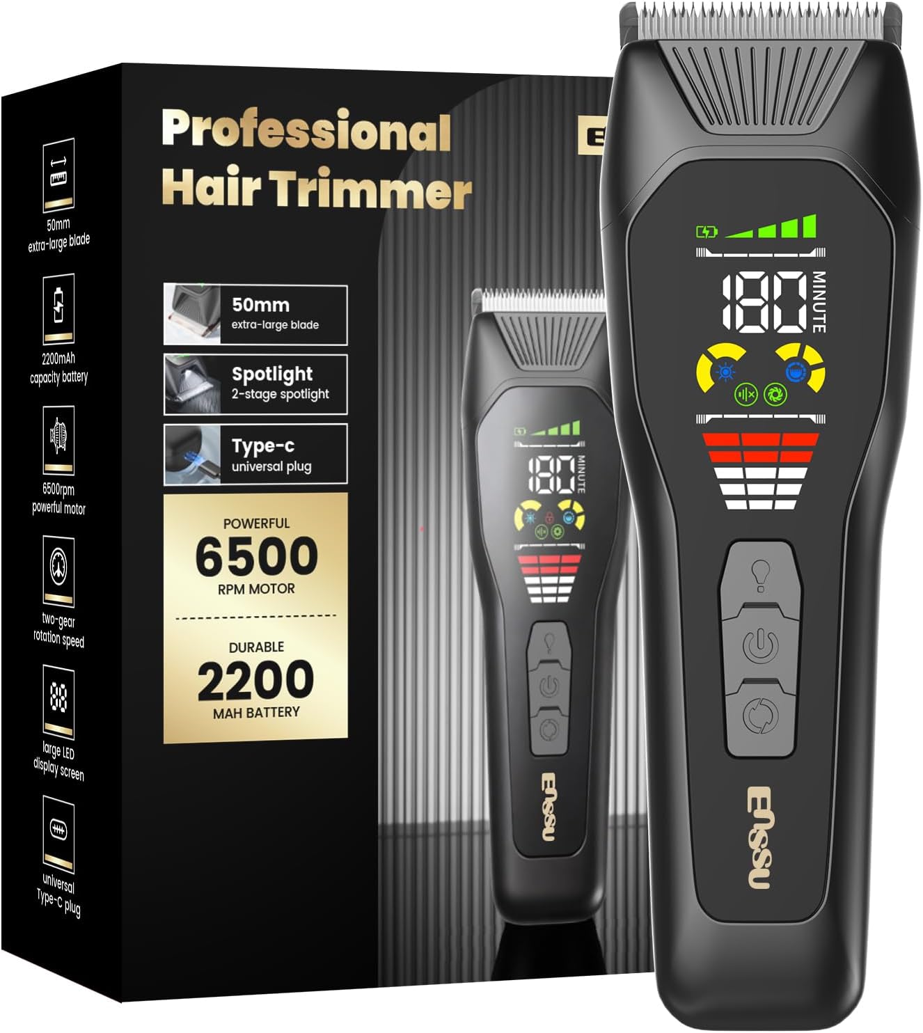 Amazon.com: LAC LAICHY Hair Clippers for Men, Beard Trimmer, Razor Kit ...